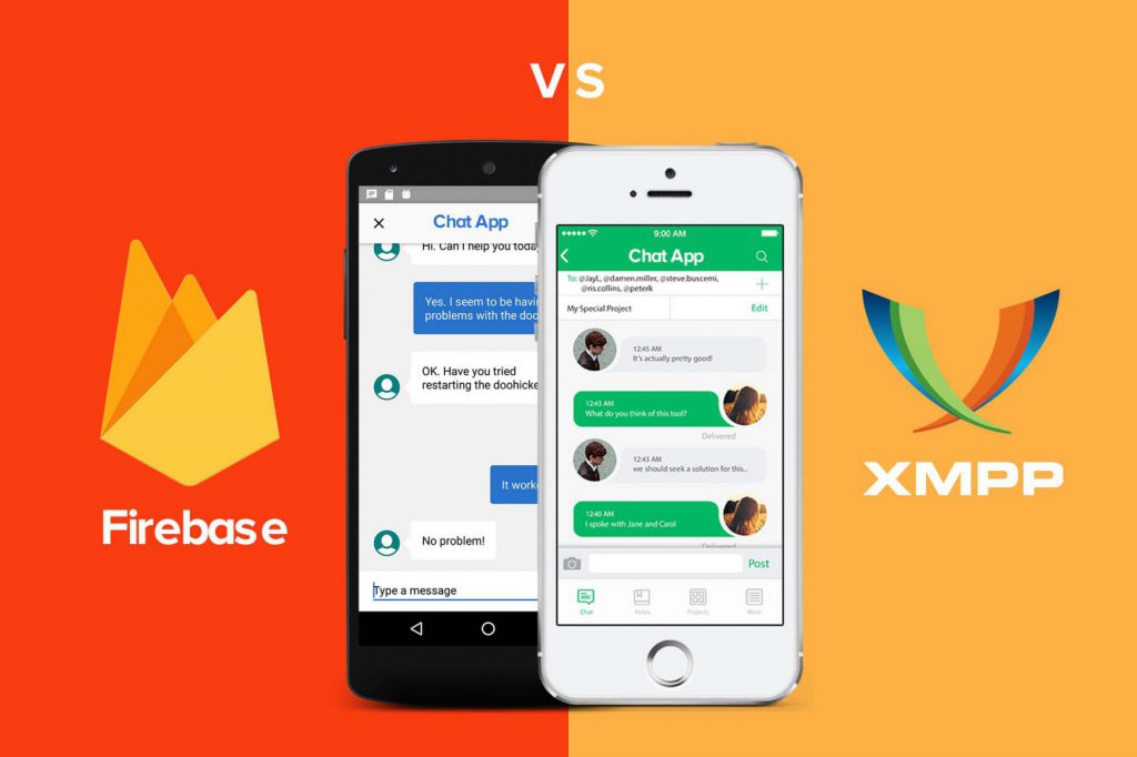 Choosing the right platform for real-time chat application development - XMPP vs Firebase