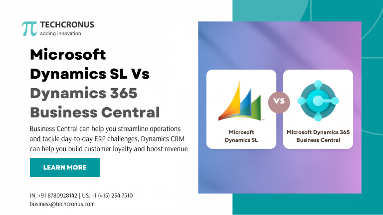 Microsoft Dynamics SL Vs Dynamics 365 Business Central - Techcronus ...
