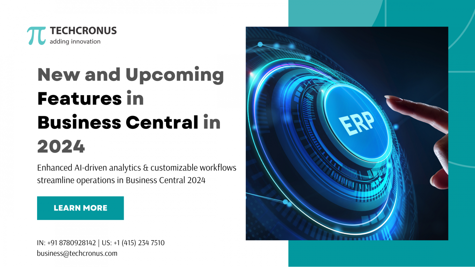 New and Upcoming Features in Business Central in 2024 - Techcronus Tech Blog & Insights