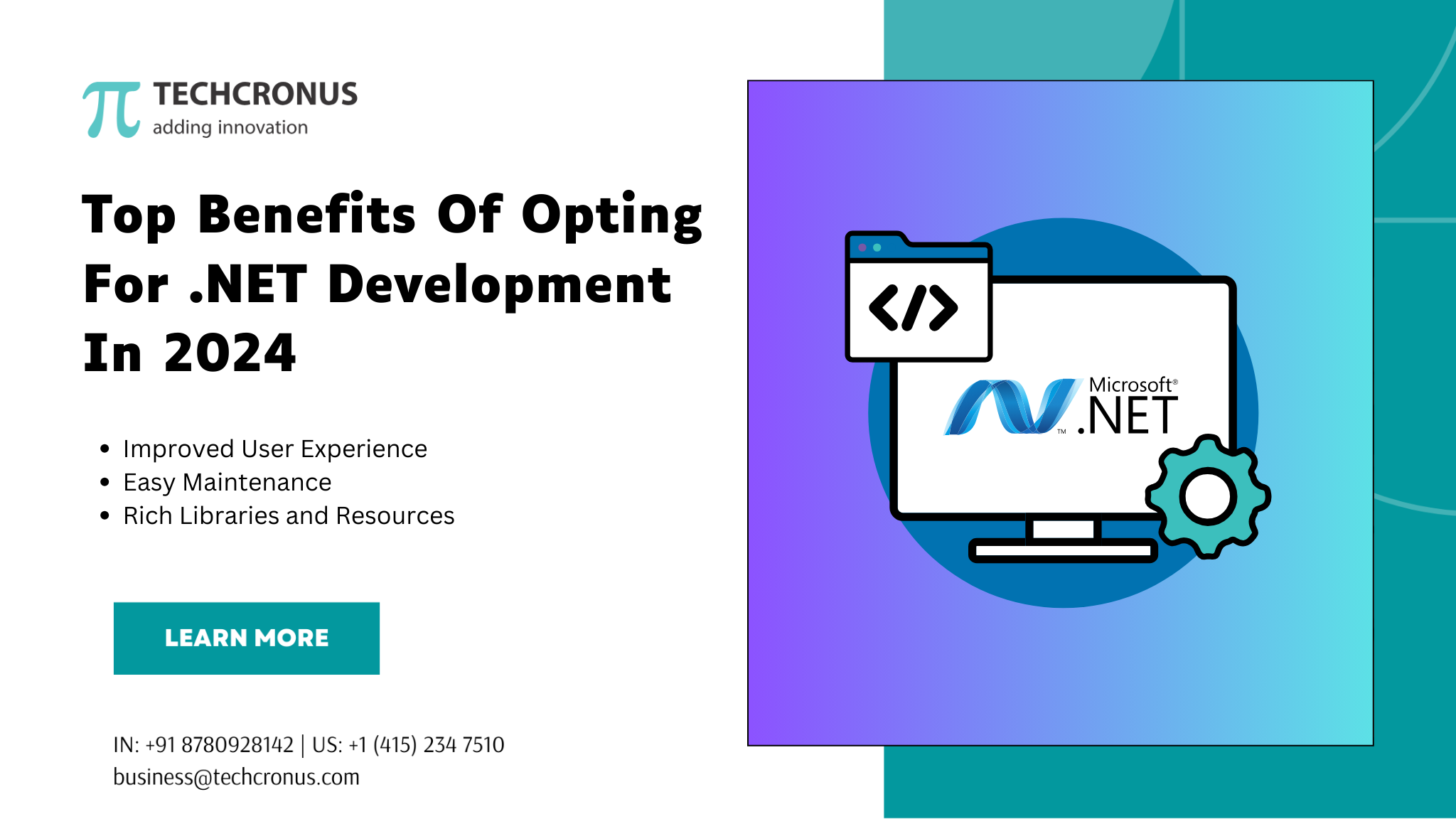Top Benefits Of Opting For .NET Development In 2024
