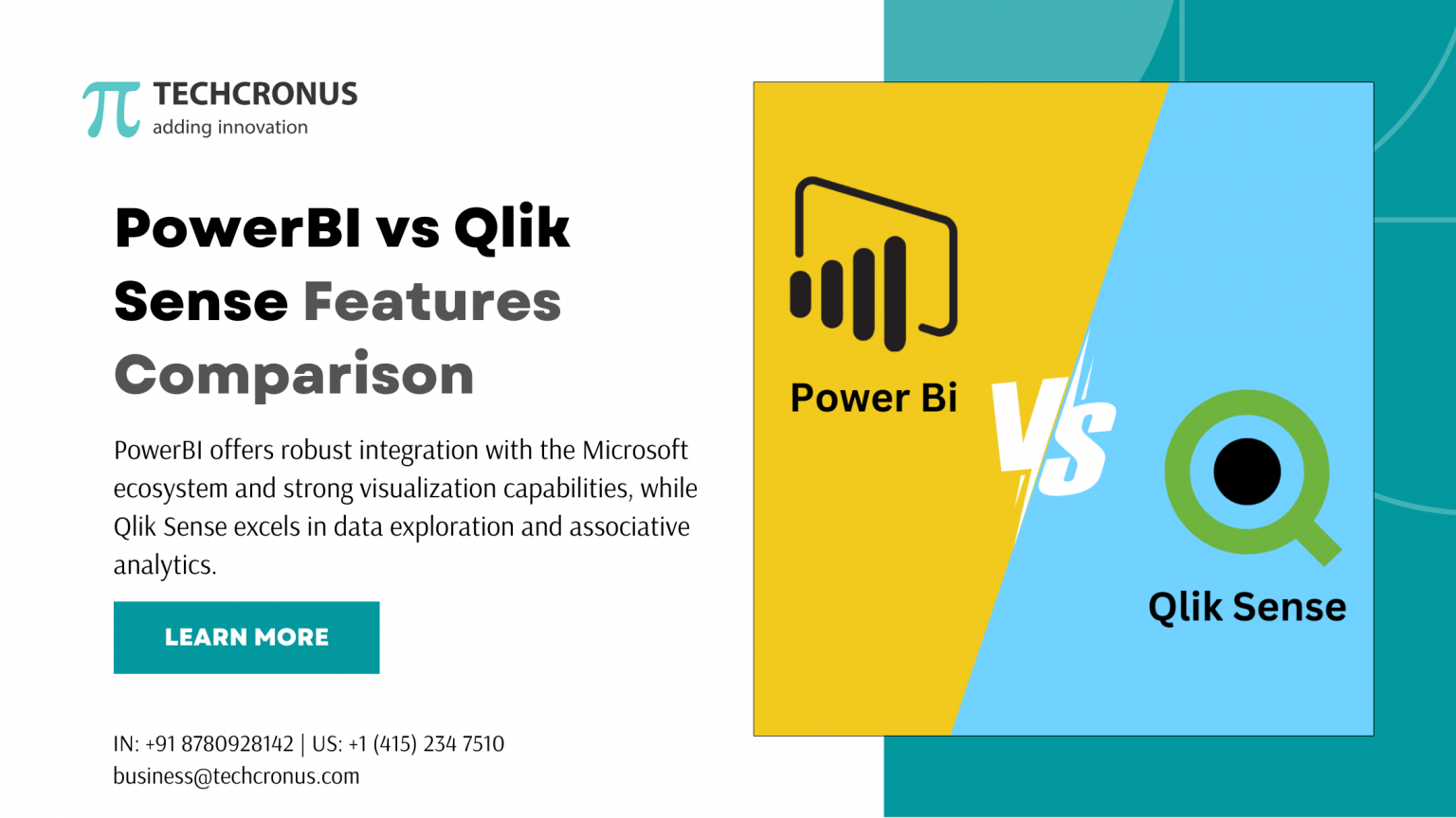 Power BI vs Qlik Sense Features Comparison - Techcronus Tech Blog ...