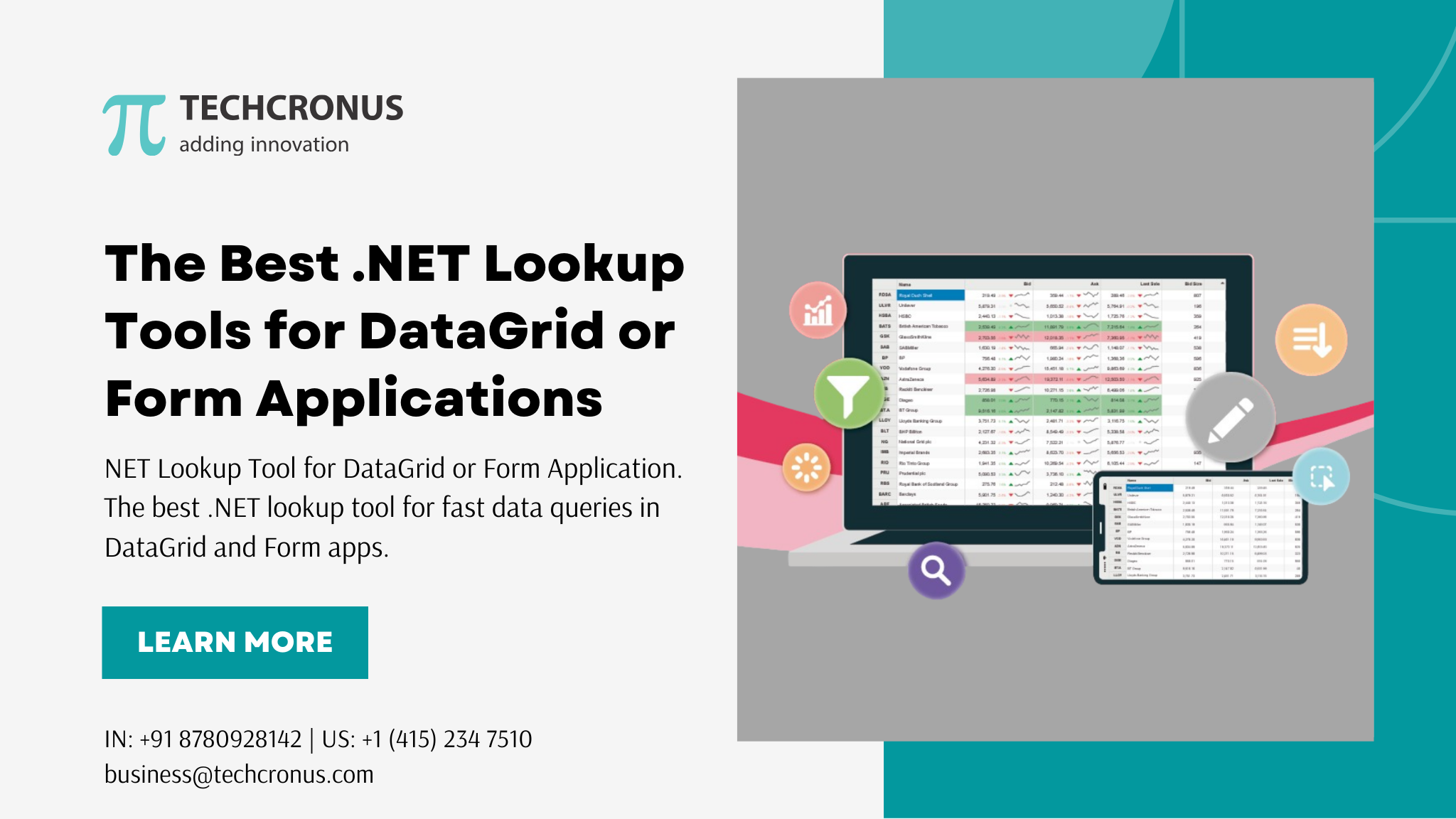 The Need for .NET Lookup Tools in DataGrid or Form Applications
