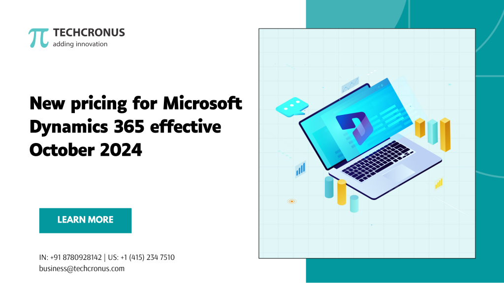 New pricing for Microsoft Dynamics 365 effective October 2024